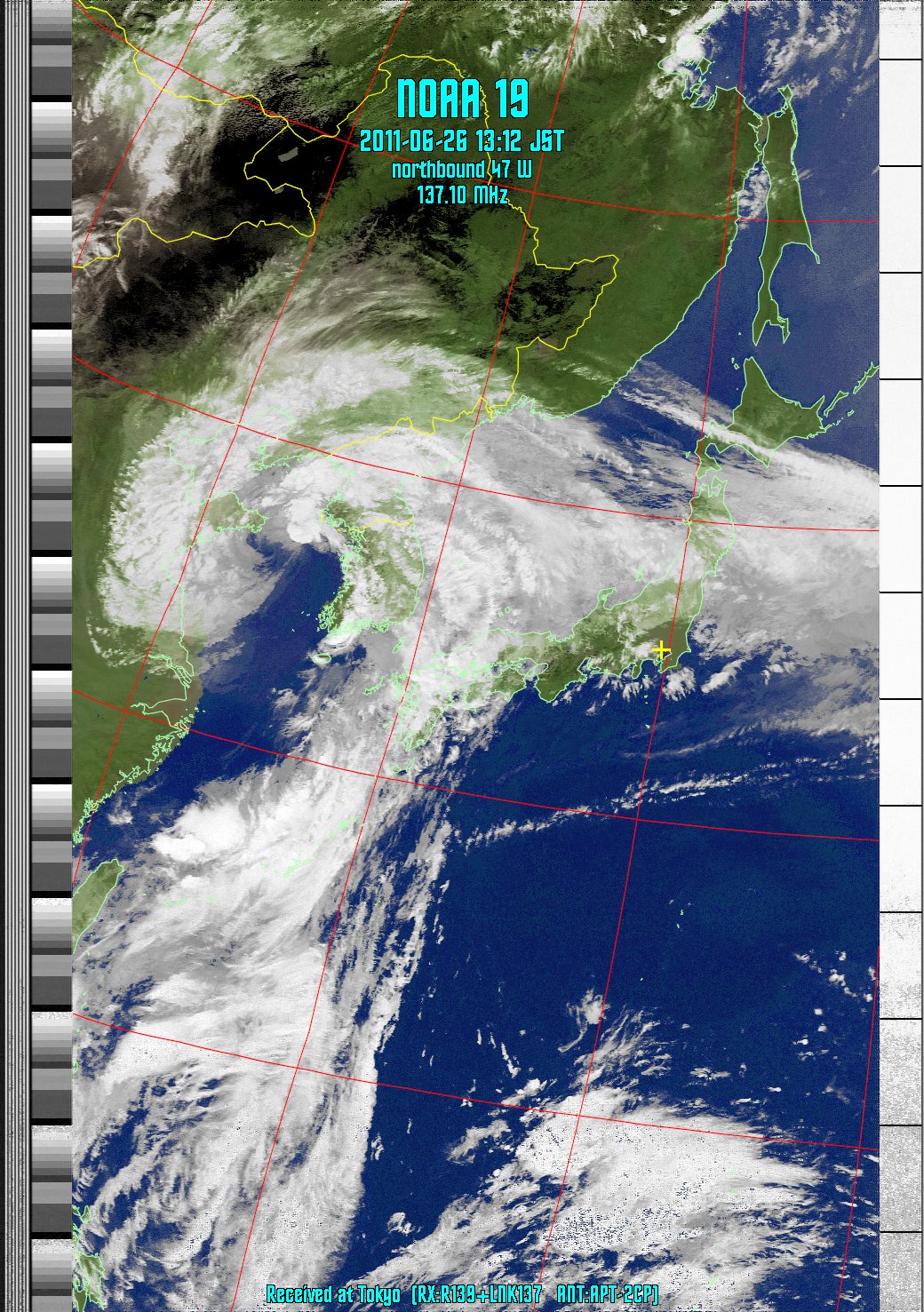 Weather Satellite Images for Tokyo, Japan